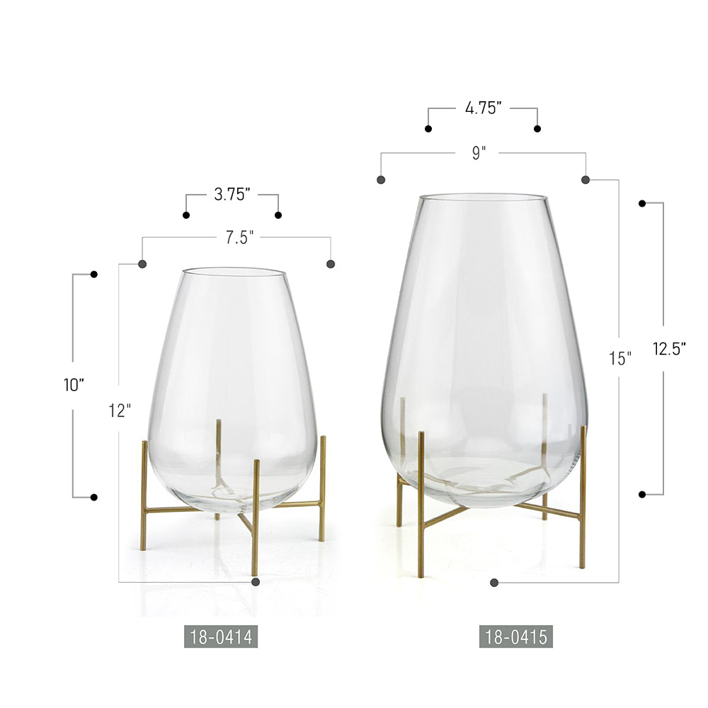 Blooming Glass Vase Terrarium - Galore Home