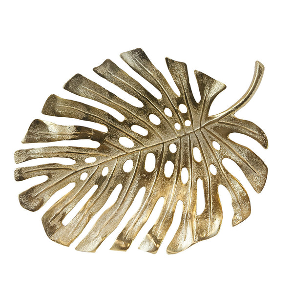 Metal Wall Mounted Monstera Sculpture - Galore Home