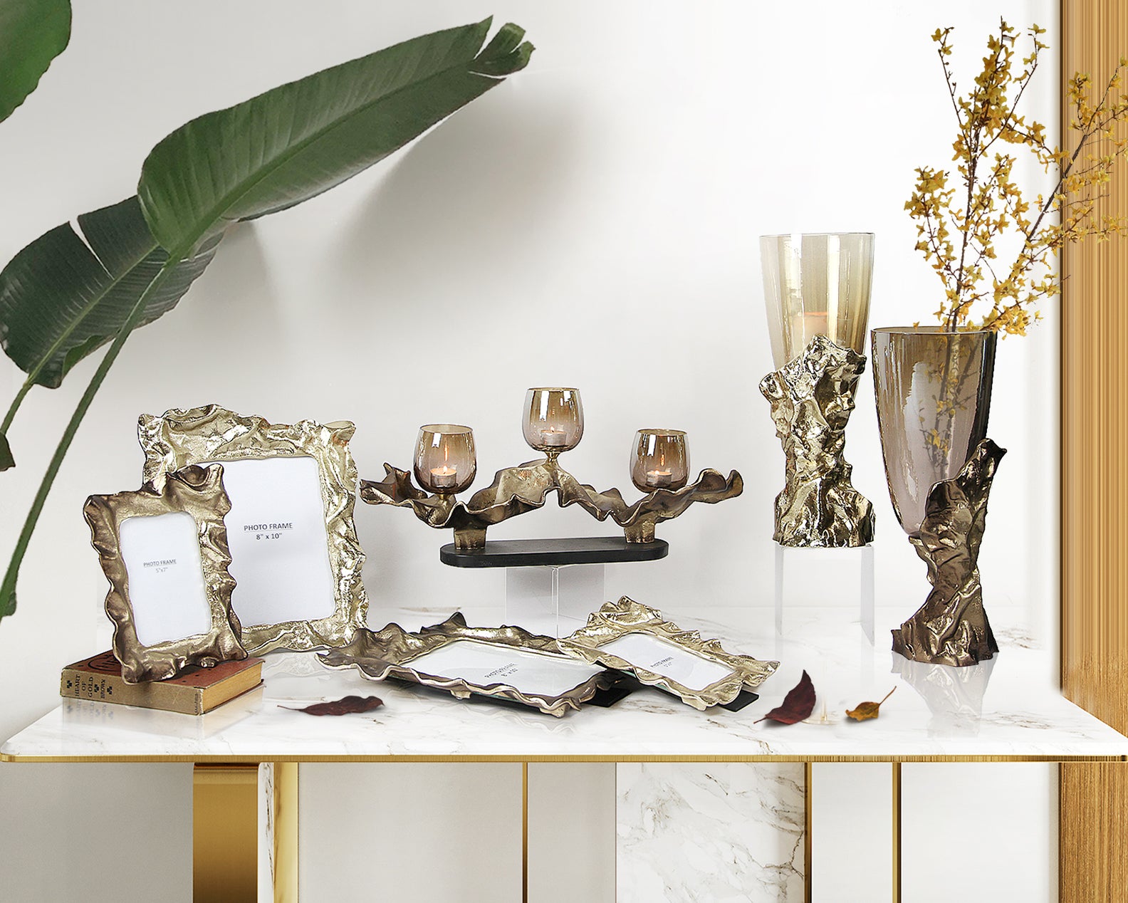 Trinity Glow Candle Holder - Galore Home