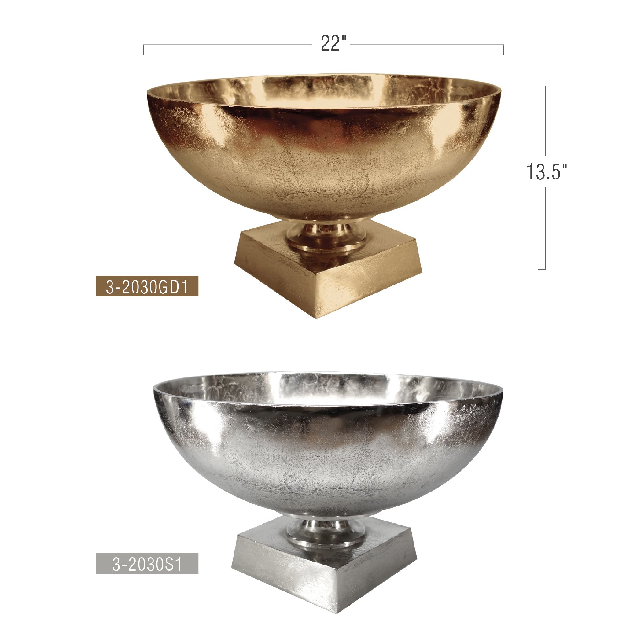 Grand Beverage Tub Centerpiece Bowl | Metal Serving Stand - Galore Home
