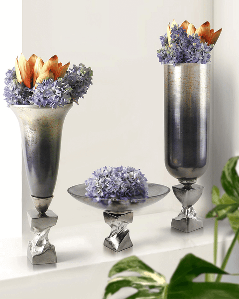 Antique Nickel Display Centerpiece - Galore Home