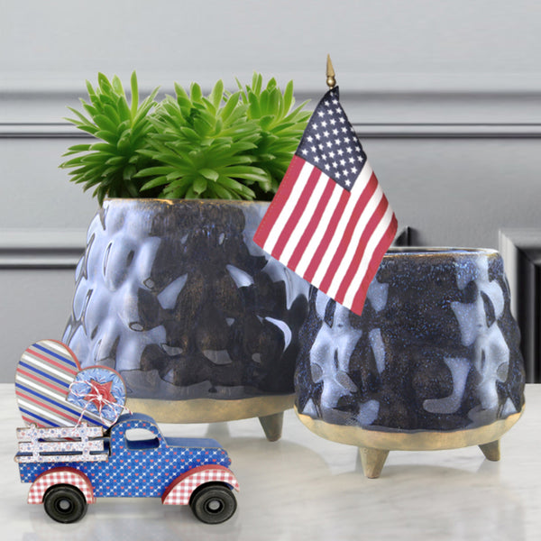 Tripod Ceramic Pot - Galore Home