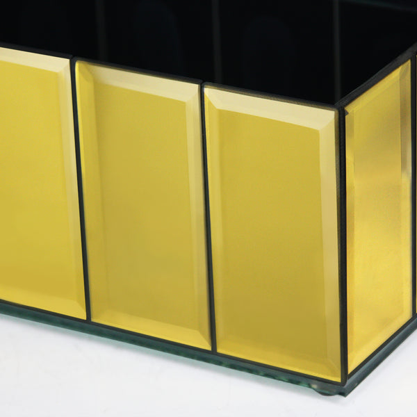 Mirror Glass Square Vase - Galore Home