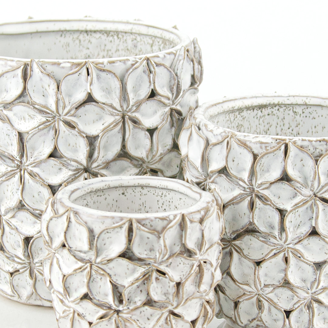 Lotus Ceramic Pot | Modern Artistic 3D Sculptural Floral Décor - Galore ...