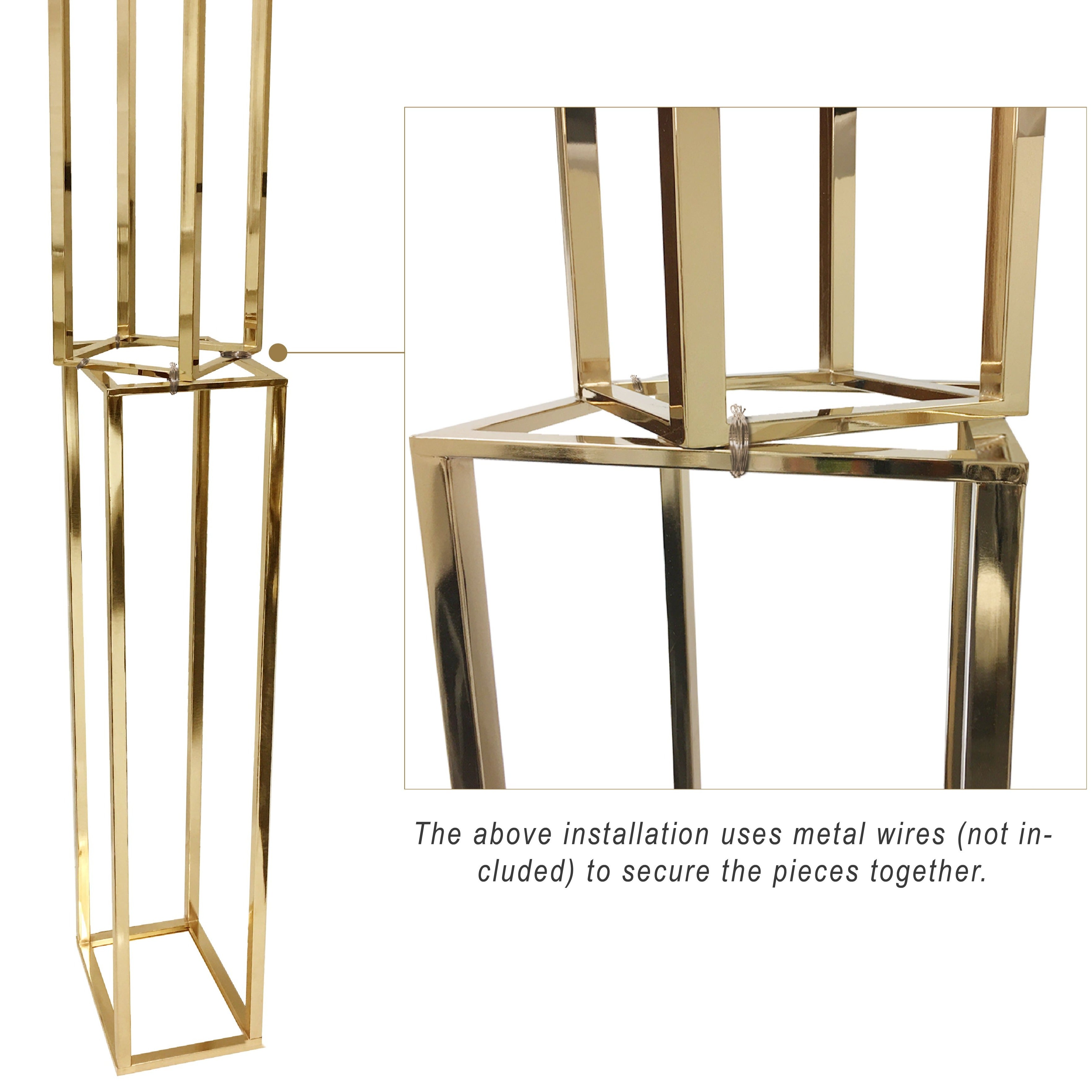 Metal Pedestal Stand - Galore Home
