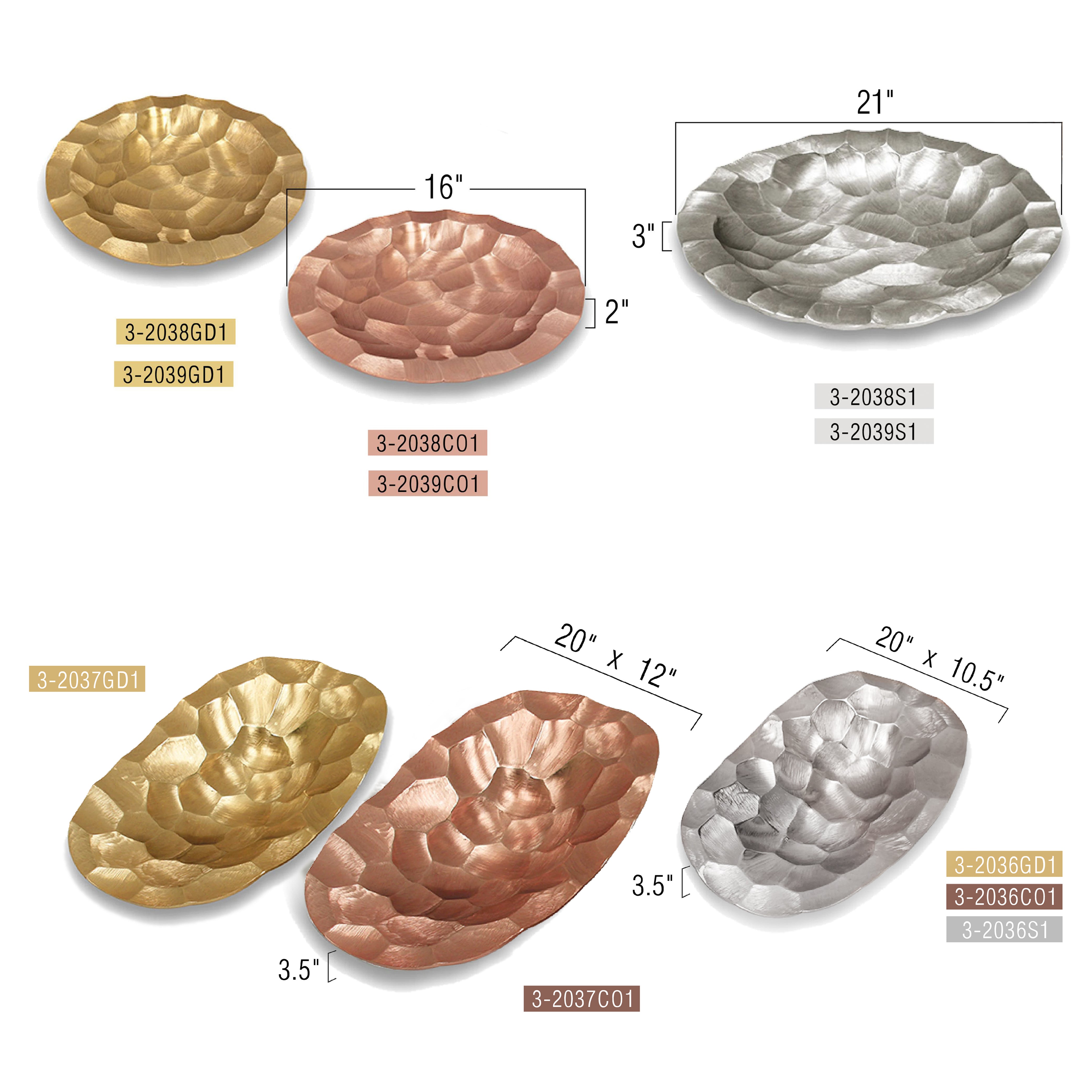 Metal Platter - Galore Home