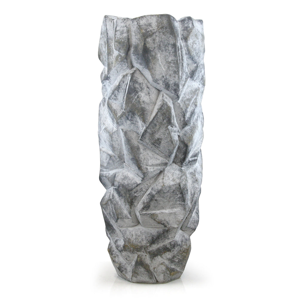 Mountainous Poly Resin Vase | Modern Sculptural Home Décor - Galore Home