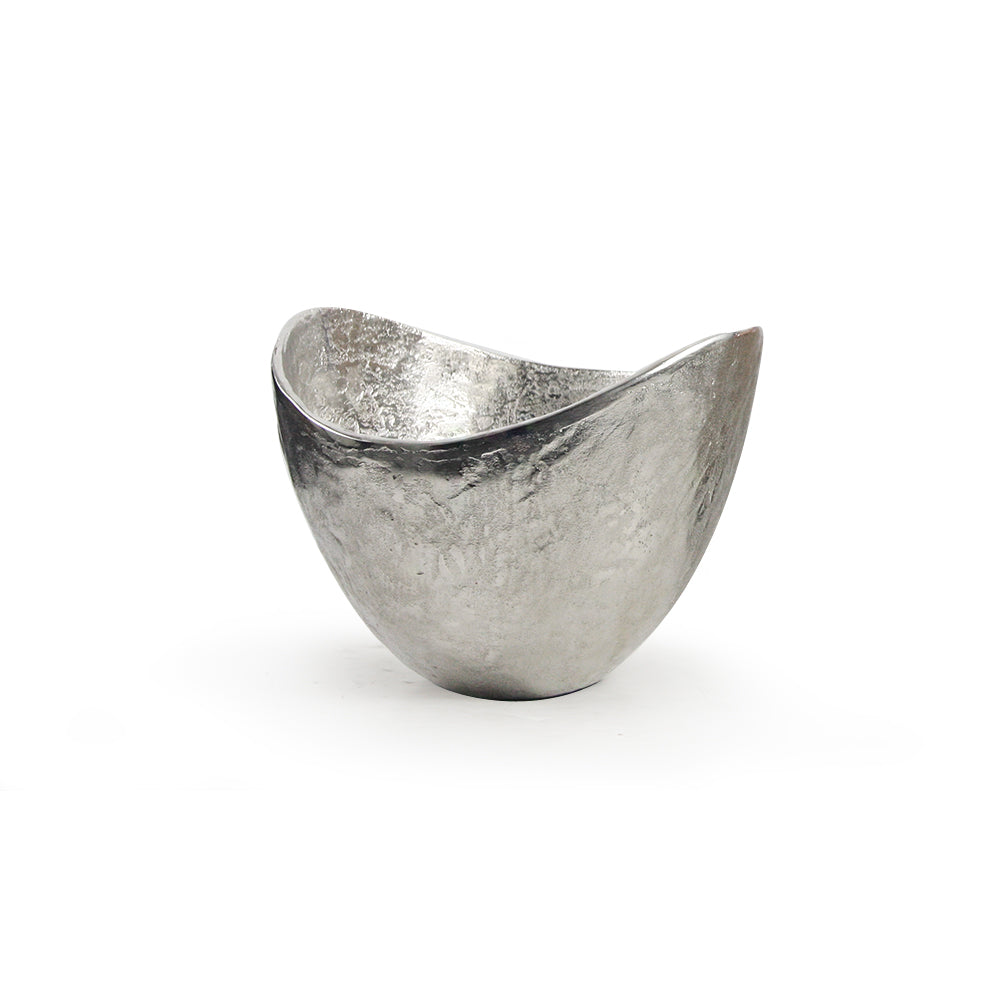 Metal Curved Tabletop Kitchen / Living Room Display Bowl Centerpiece ...