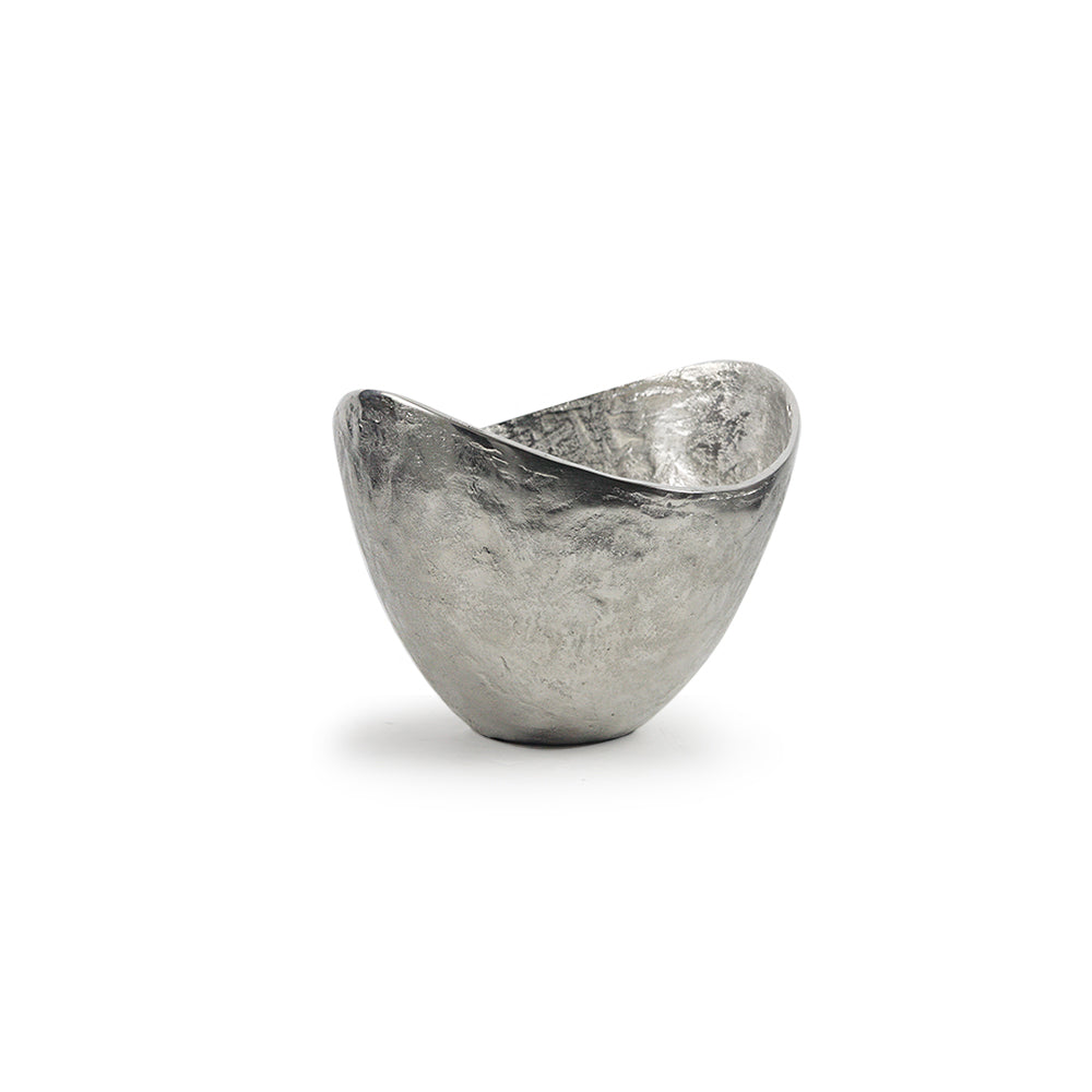 Metal Curved Tabletop Kitchen / Living Room Display Bowl Centerpiece ...
